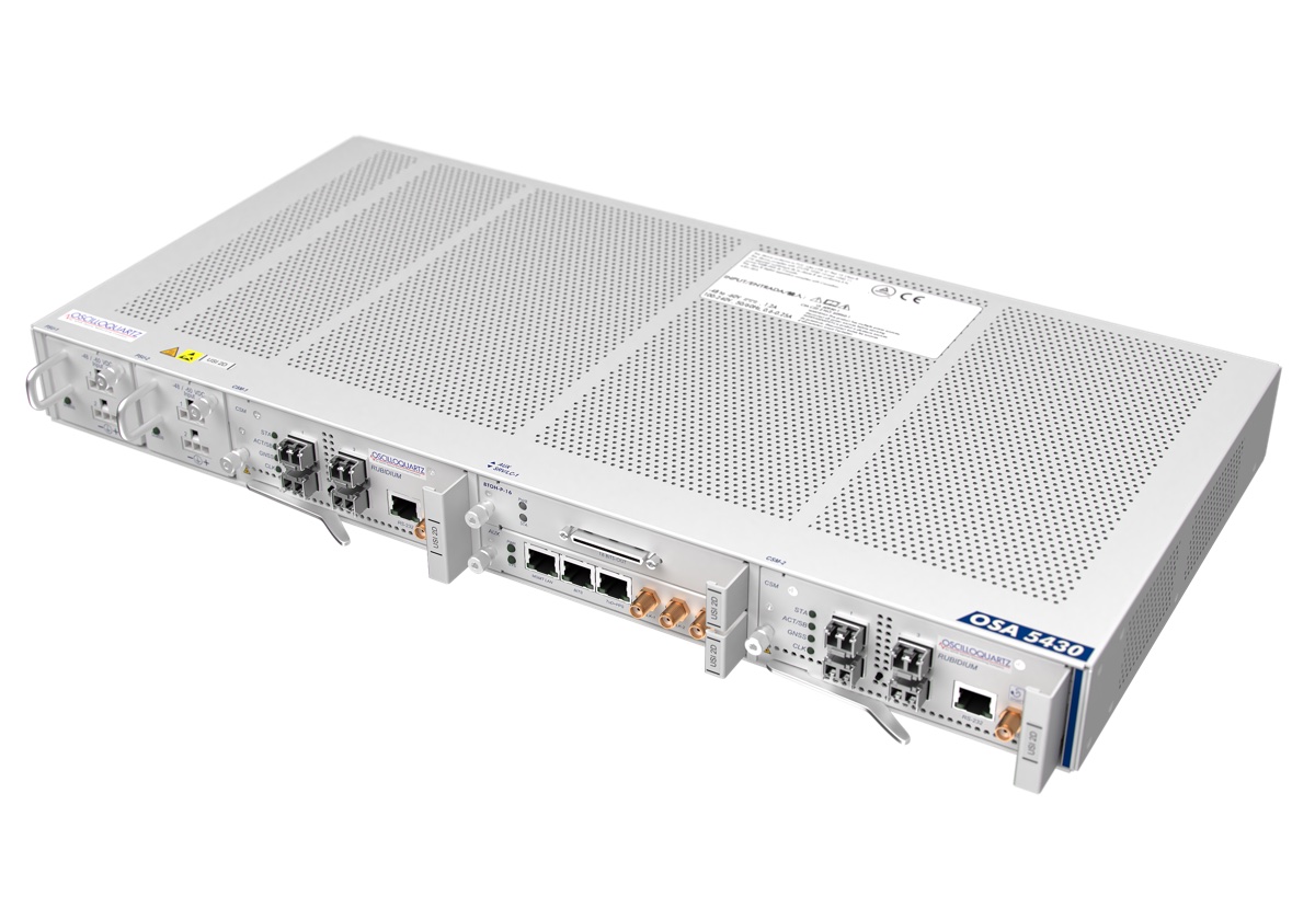 Oscilloquartz unveils industry-first modular sync solution with 10G interfaces