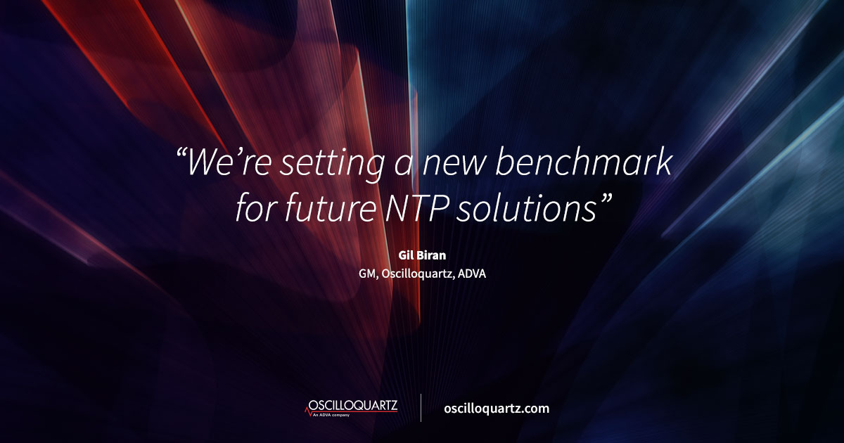 ADVA boosts resiliency and accuracy of NTP timing with new software release