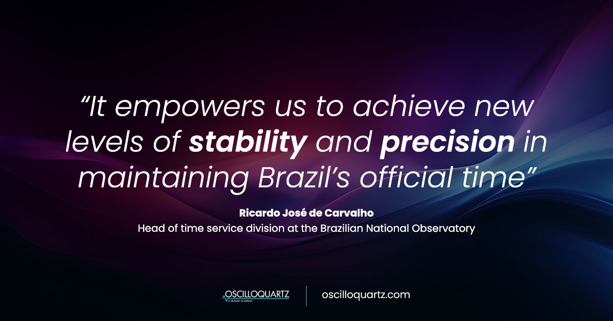 Brazilian National Observatory enhances national timekeeping with ...