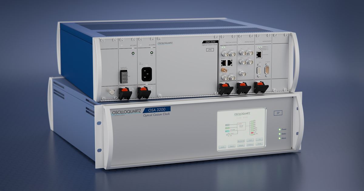 Adtran expands Oscilloquartz atomic clock portfolio with lower-cost optical cesium solutions for ...
